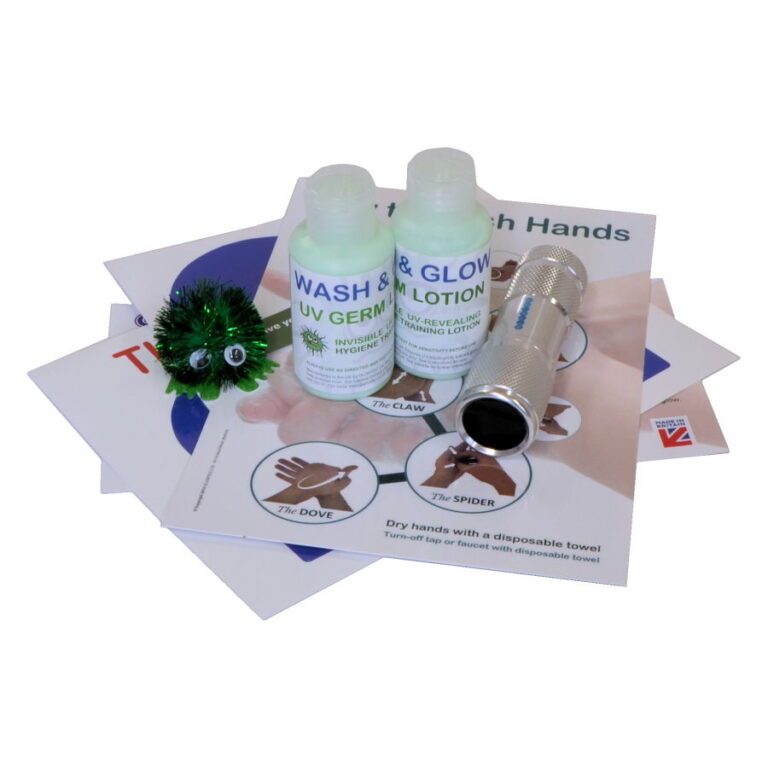 WASH & GLOW Mini Training Kit - Low Cost Hand Wash Training.
